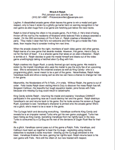 Creating A One Sheet for Development | CJ's Corner